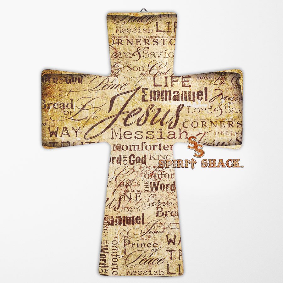 Jesus Life ~ Ceramic Cross | Spirit Shack Oklahoma