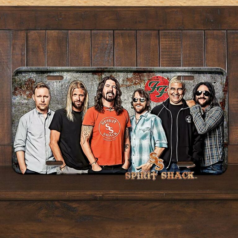 Foo Fighters ~ Rock Band Tribute License Plate | Spirit Shack Oklahoma