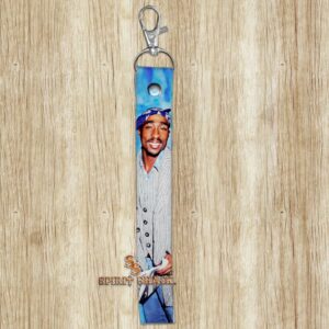 2Pac (Tupac Shakur) Makaveli ~ Wrist Lanyard Keychain | Spirit Shack