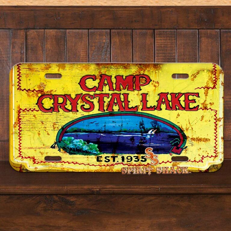 Camp Crystal Lake (Friday The 13th Jason Tribute) License Plate ...